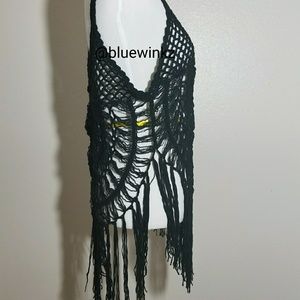 Swim | Sexy Black Crochet Coverup | Poshmark